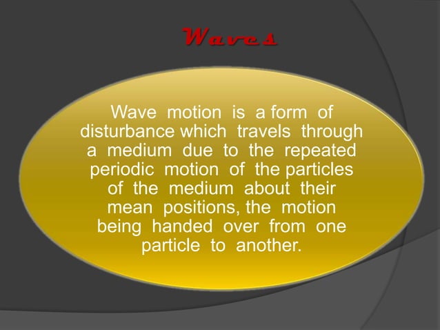 Physics - Waves | PPT