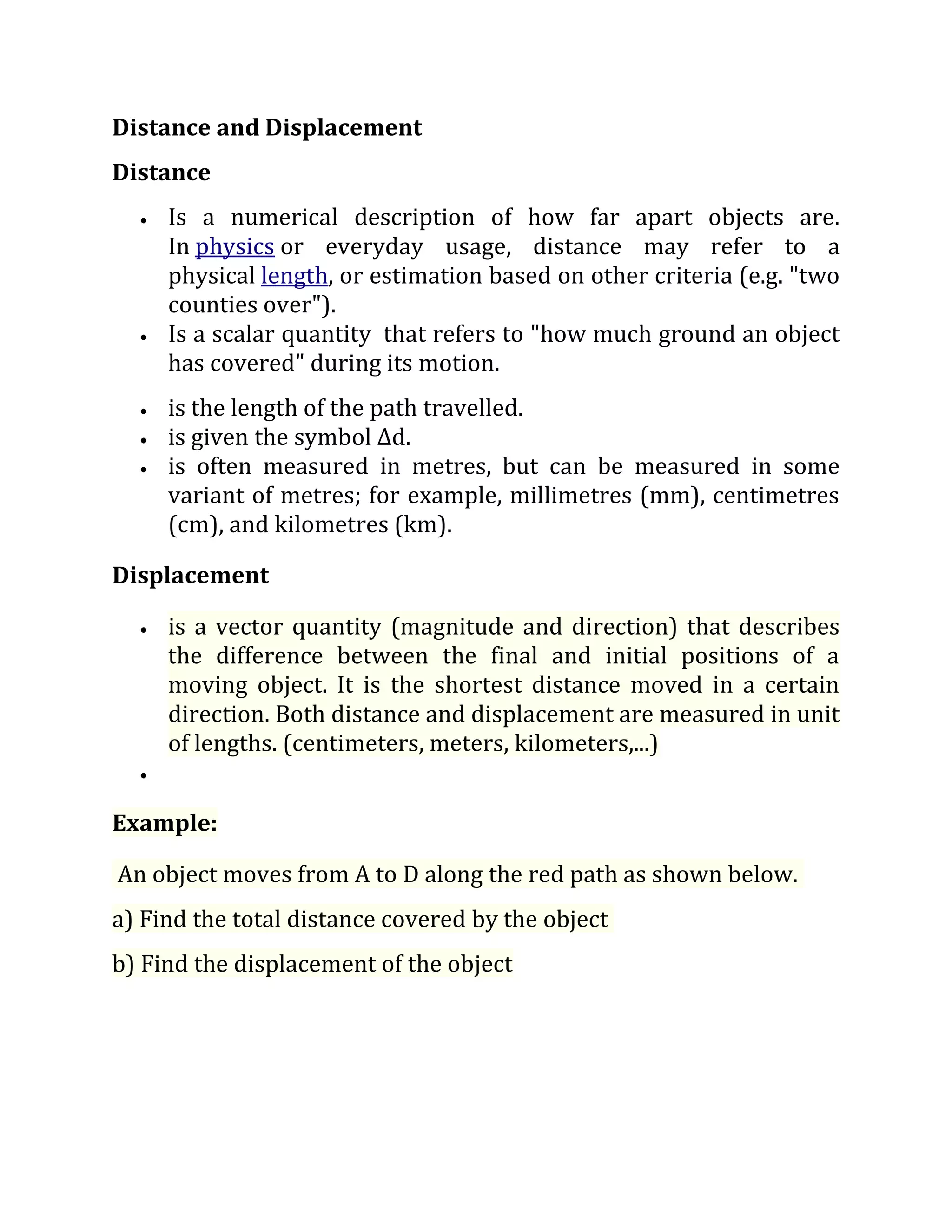 Physics . | DOCX | Physics | Science
