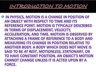 Physics-CIRCULAR MOTION | PPTX