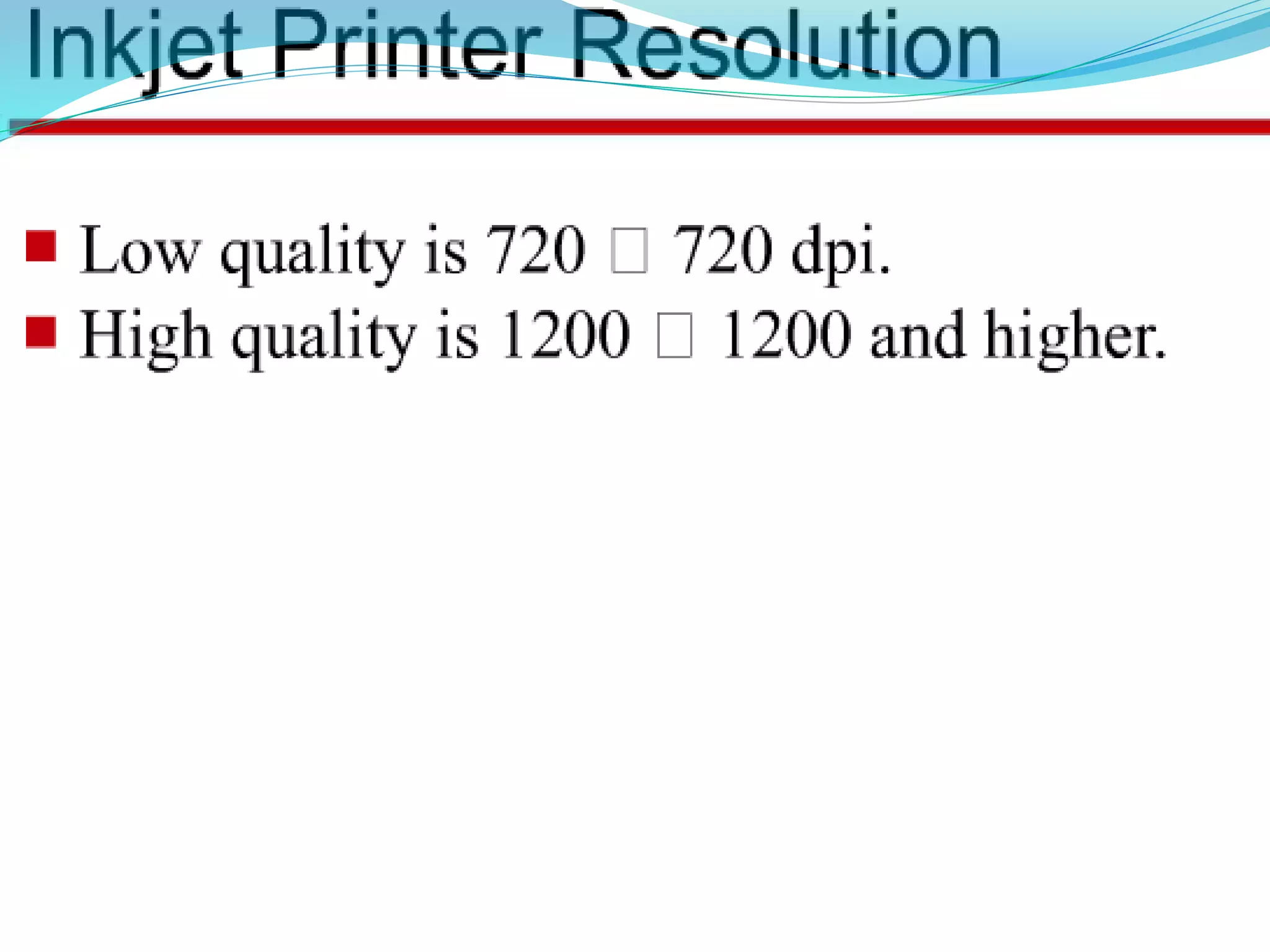 INKJET PRINTERS | PPTX