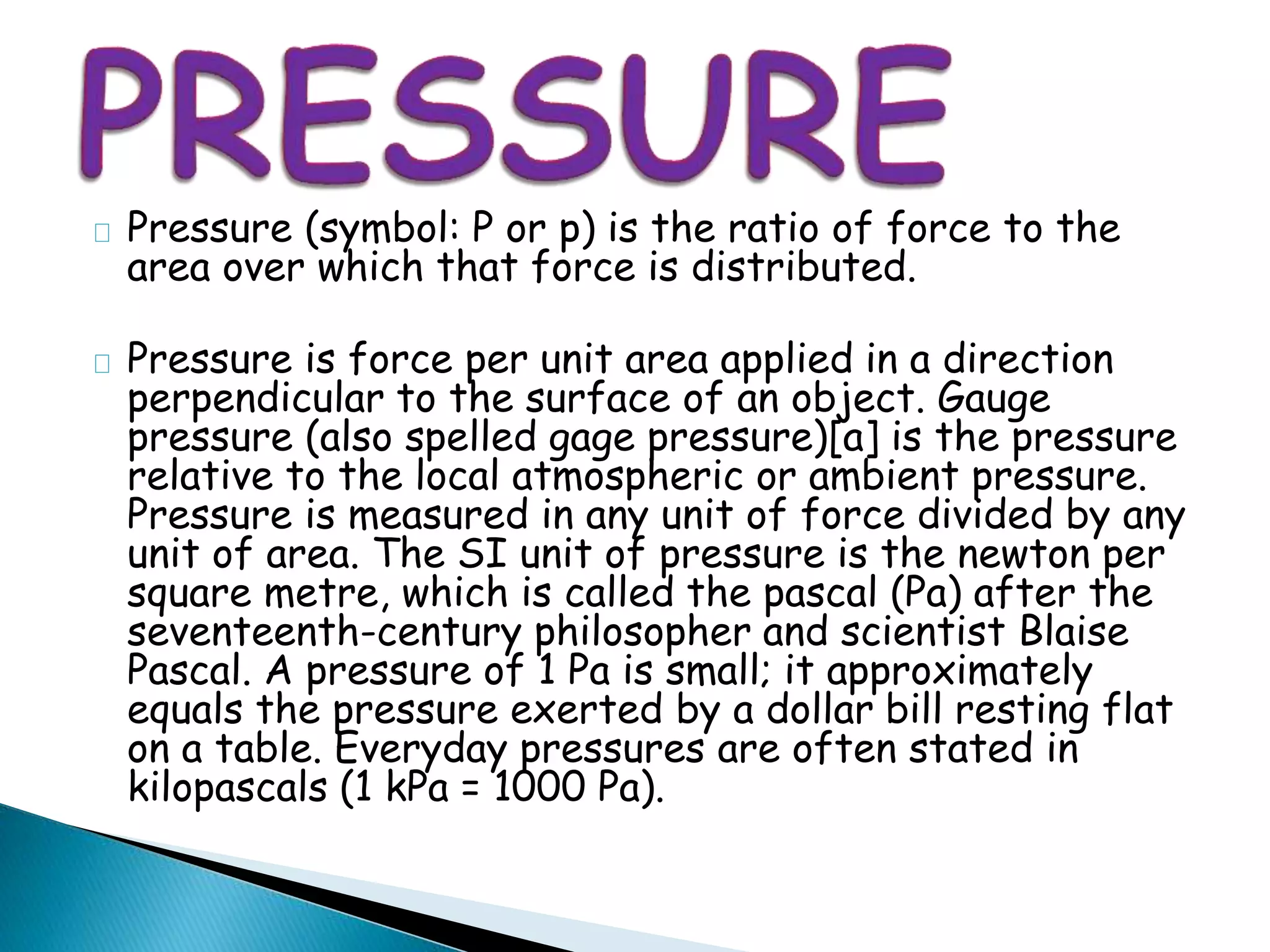 Mechanical properties of fluids | PPTX