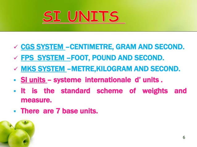 units and measurement xi physics | PPTX | Physics | Science