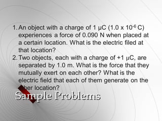 Electromagnetism: Electric and Magnetic Field | PPT