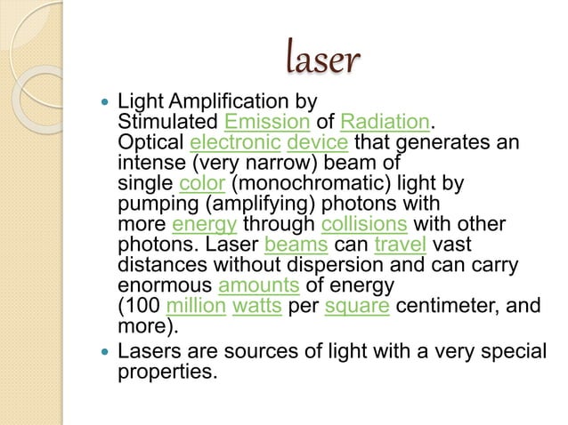 application of laser | PPTX