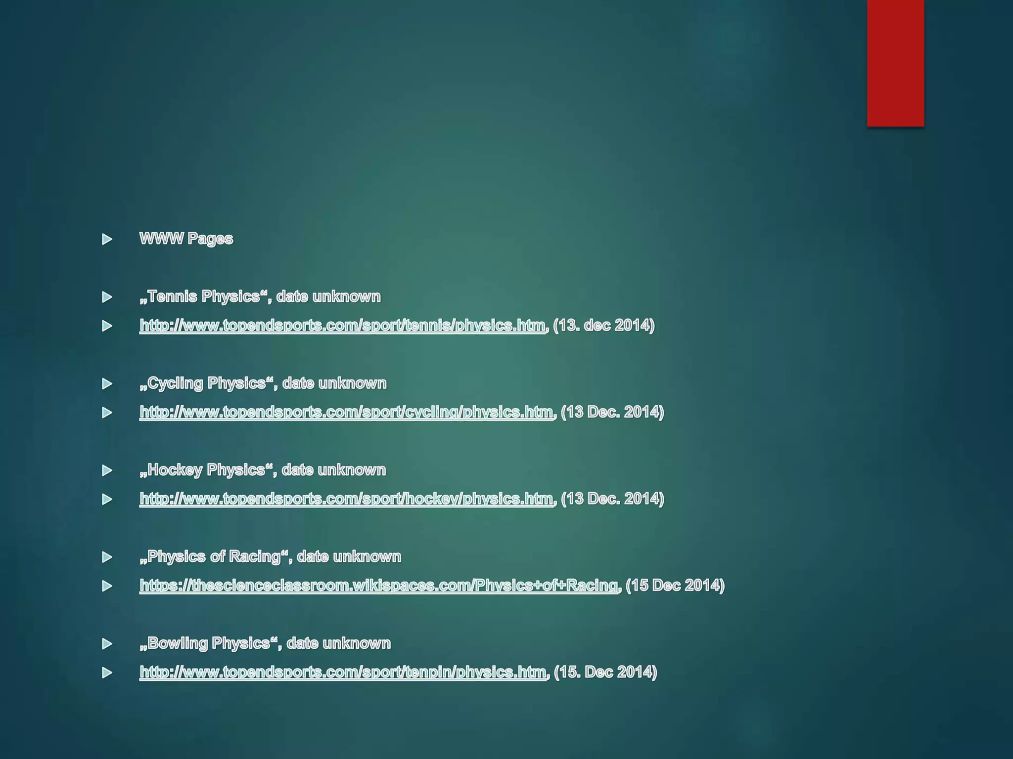 Physics of sport | PPTX
