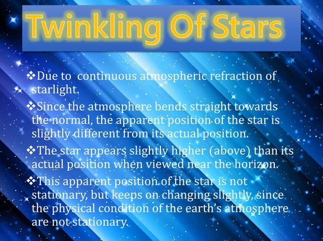 ATMOSPHERIC REFRACTION | PPT