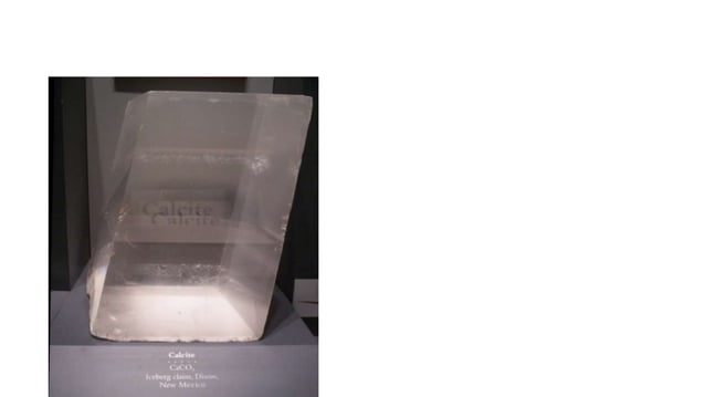 POLARIZATION - BIREFRINGENCE AND HUYGEN'S THEORY OF DOUBLE REFRACTION ...