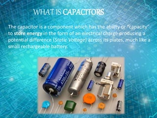 Capacitor and principle of capacitors | PPTX