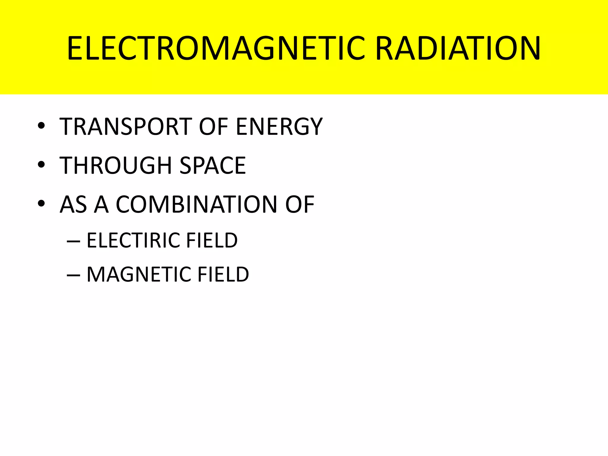 electro magnetic radiation Physics | PPT