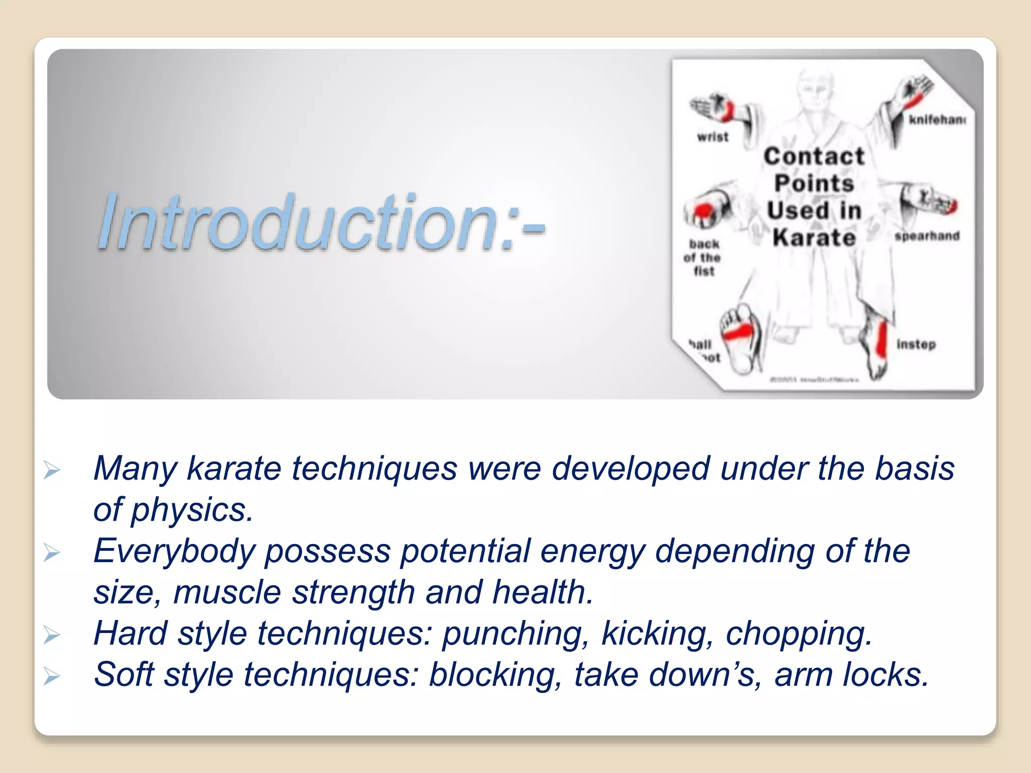 Physics of karate | PPTX