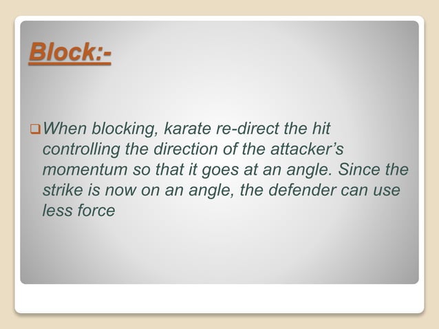 Physics of karate | PPTX | Martial Arts | Sports