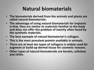 Biomaterials | PPTX