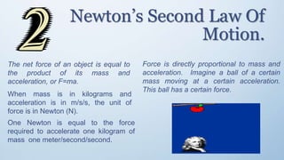 Newton laws of motion | PPTX