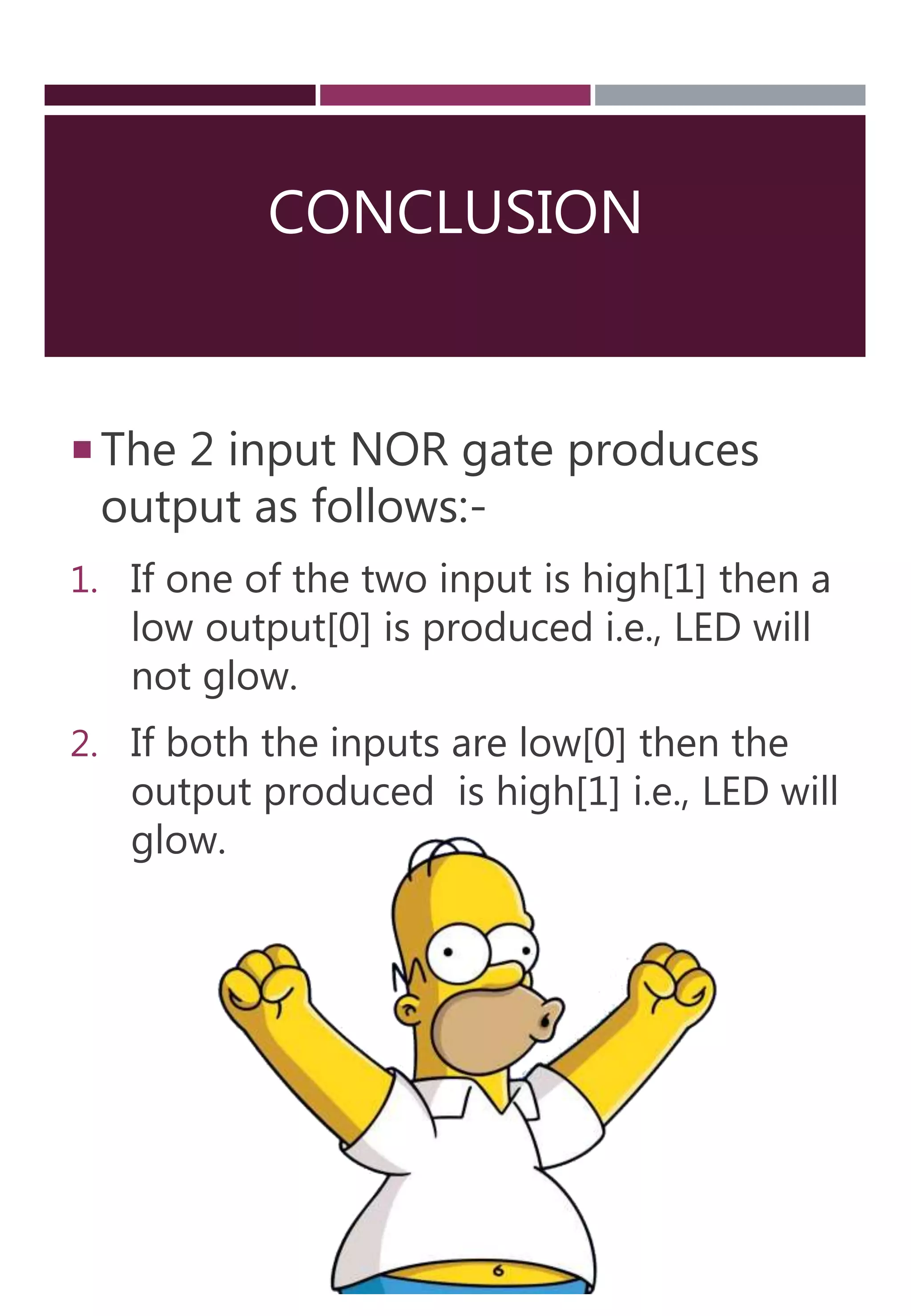 Two Input NOR gate using diode and transistors | PPTX
