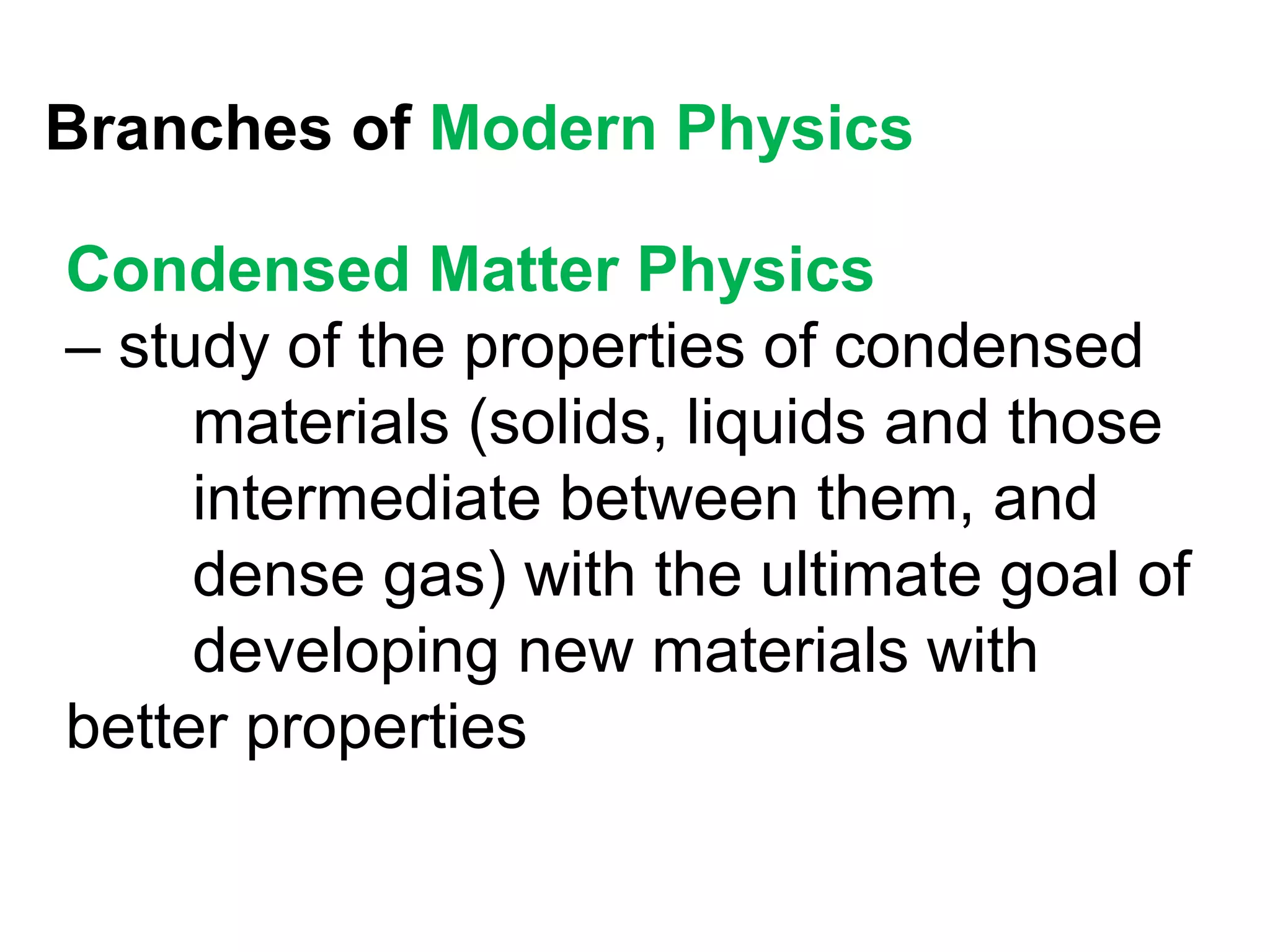 Physics 2 (Modern Physics) | PPT