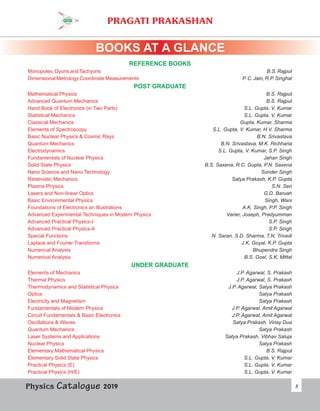 Pragati Prakashan Updated Physics Book Catalogue | PDF