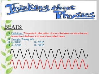 Beats and stationary Waves | PPTX