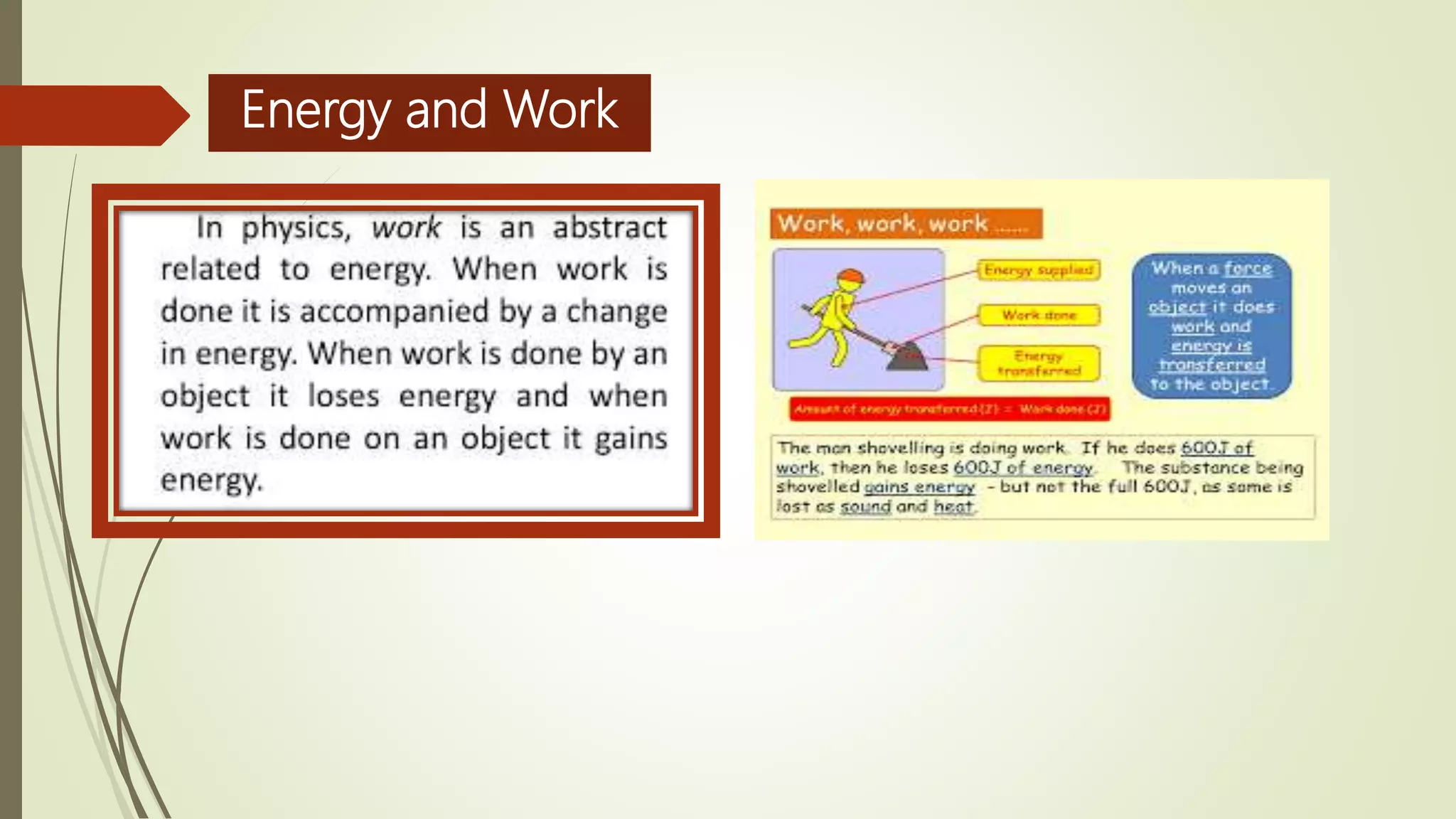 Physics: work, force and energy | PPTX