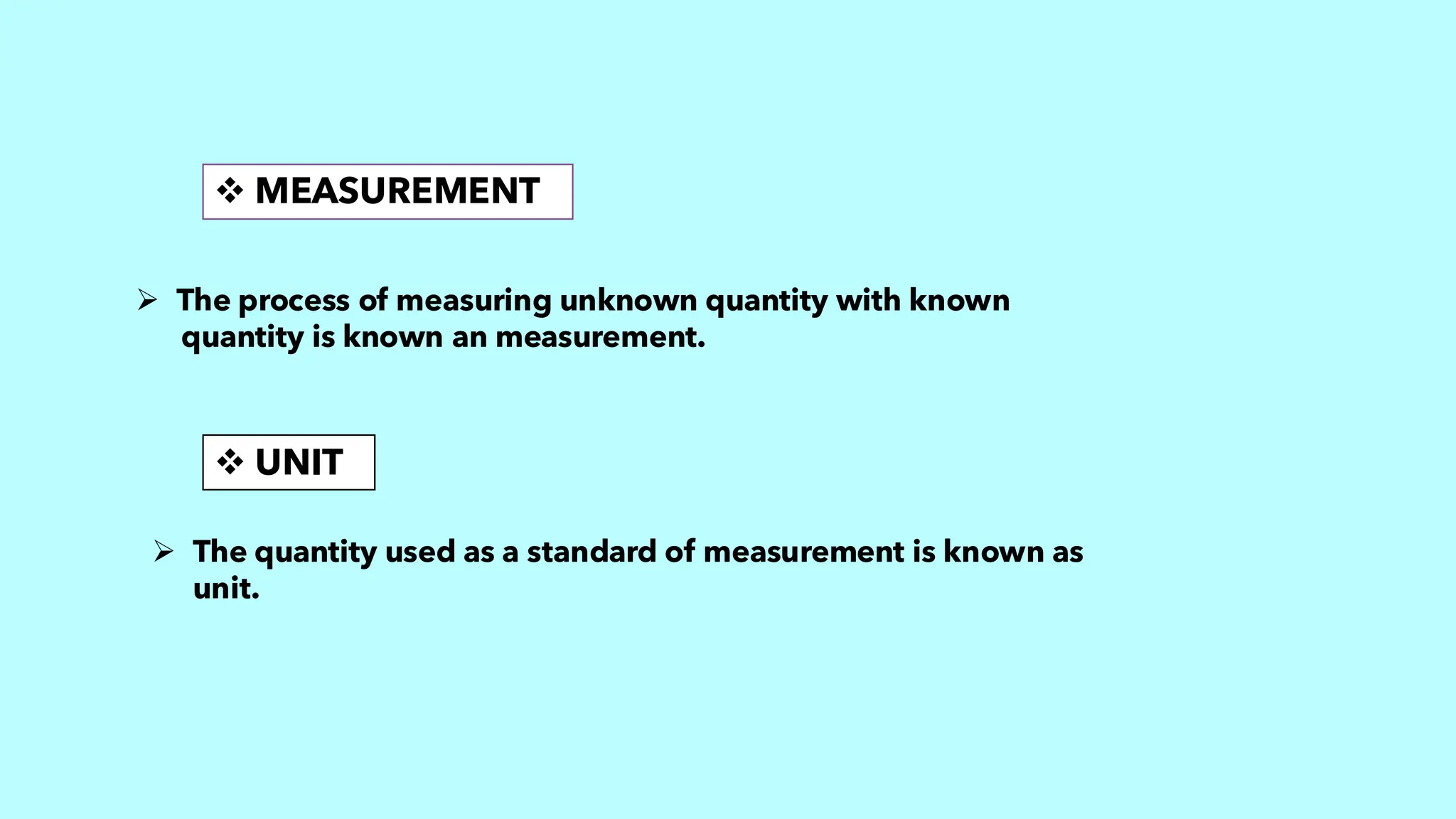 unit and measurement all of us have read | PPT