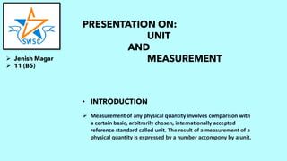 unit and measurement all of us have read | PPT