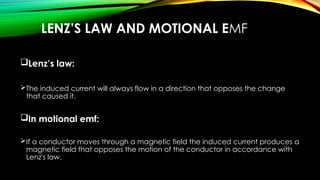 physics topic of lens law and motional emf.pptx