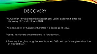 physics topic of lens law and motional emf.pptx