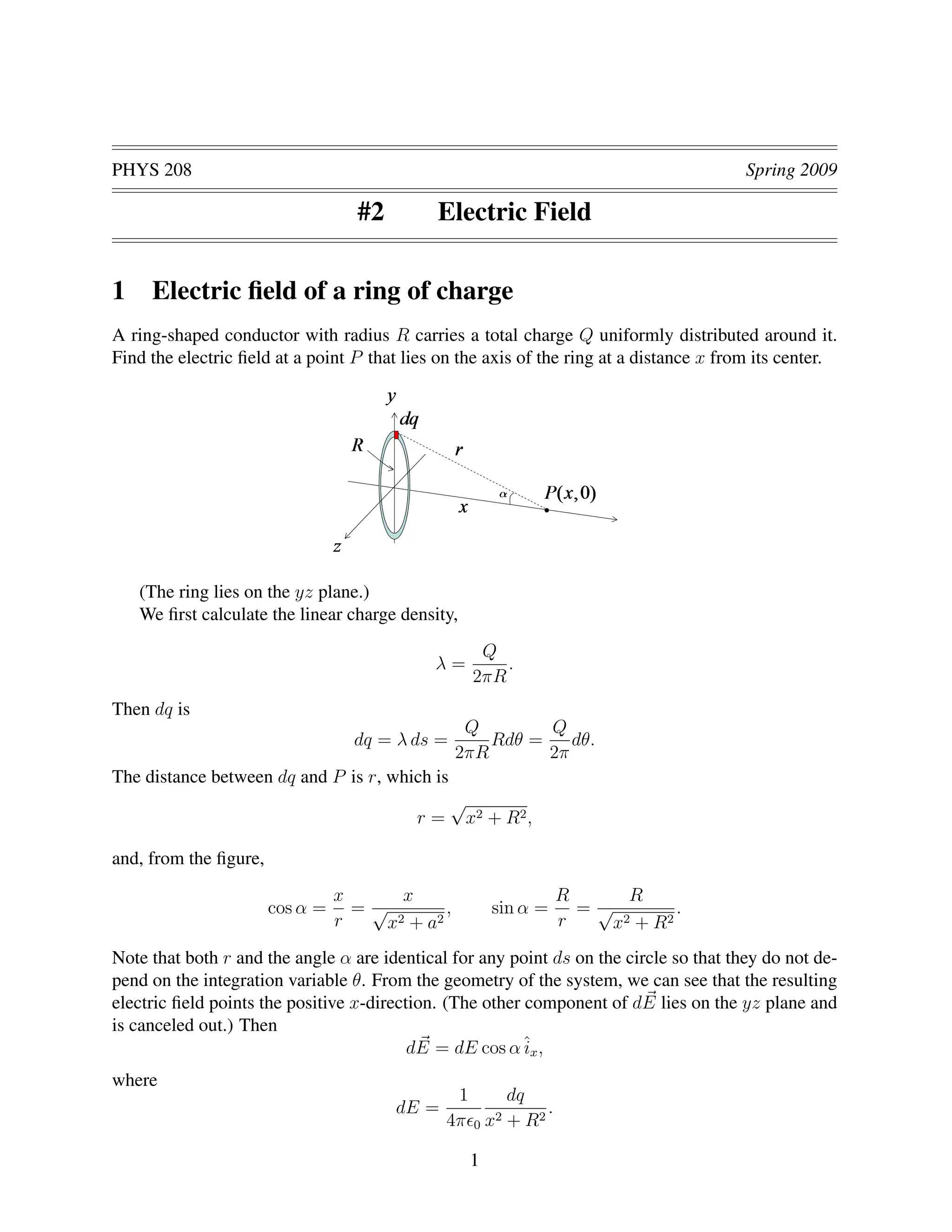 Physics about-electric-field | PDF