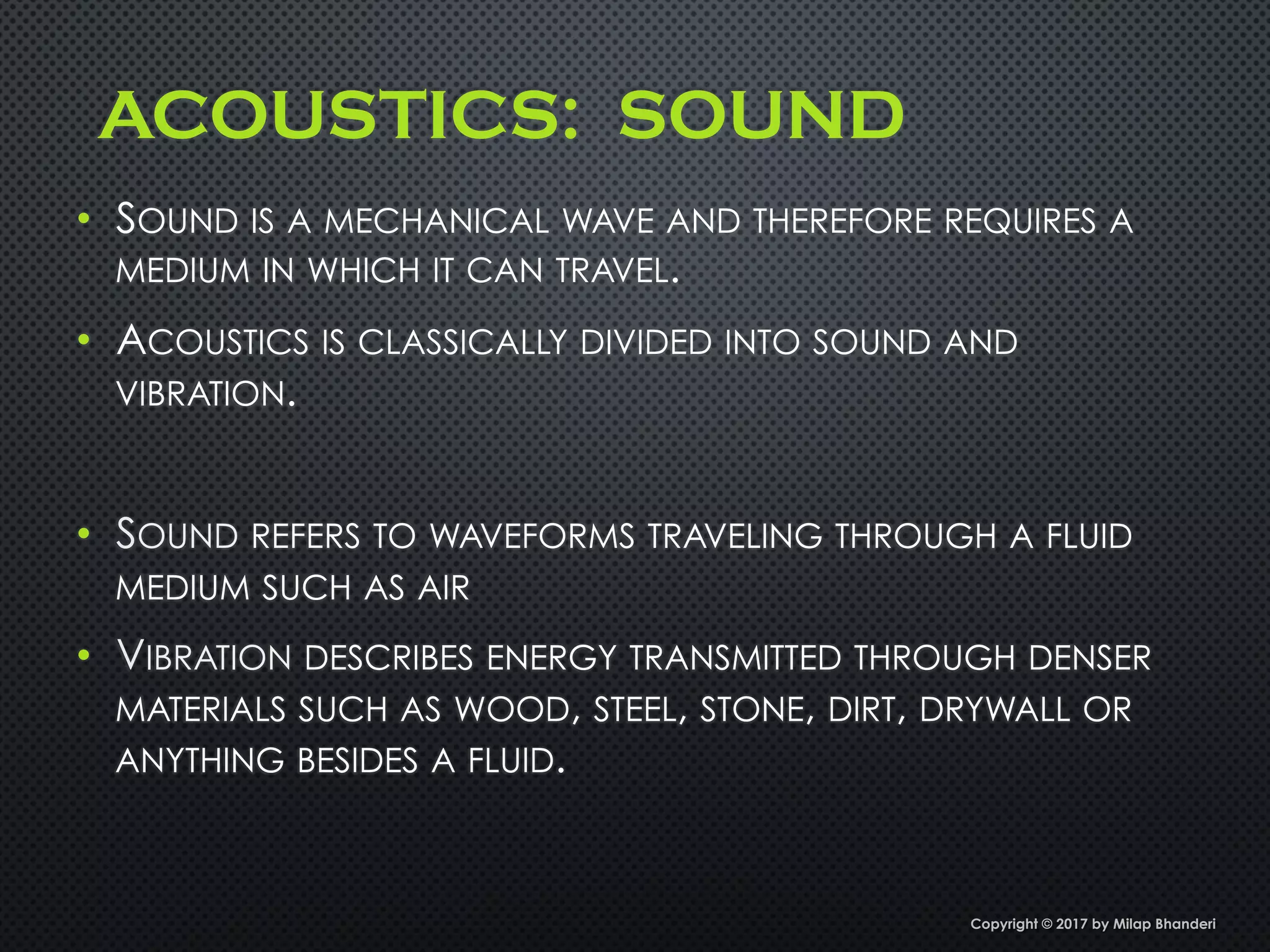 ACOUSTIC - Physics | PDF