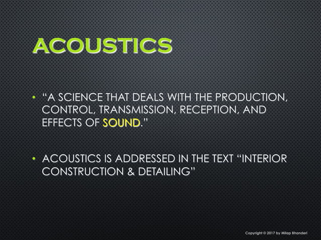ACOUSTIC - Physics | PDF
