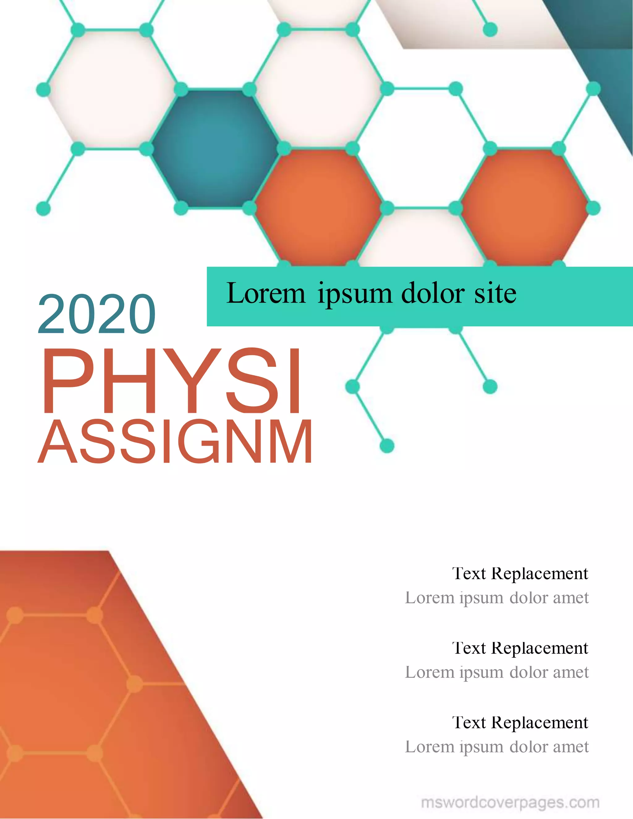 Physics Assignment Cover Page 4 Pdf