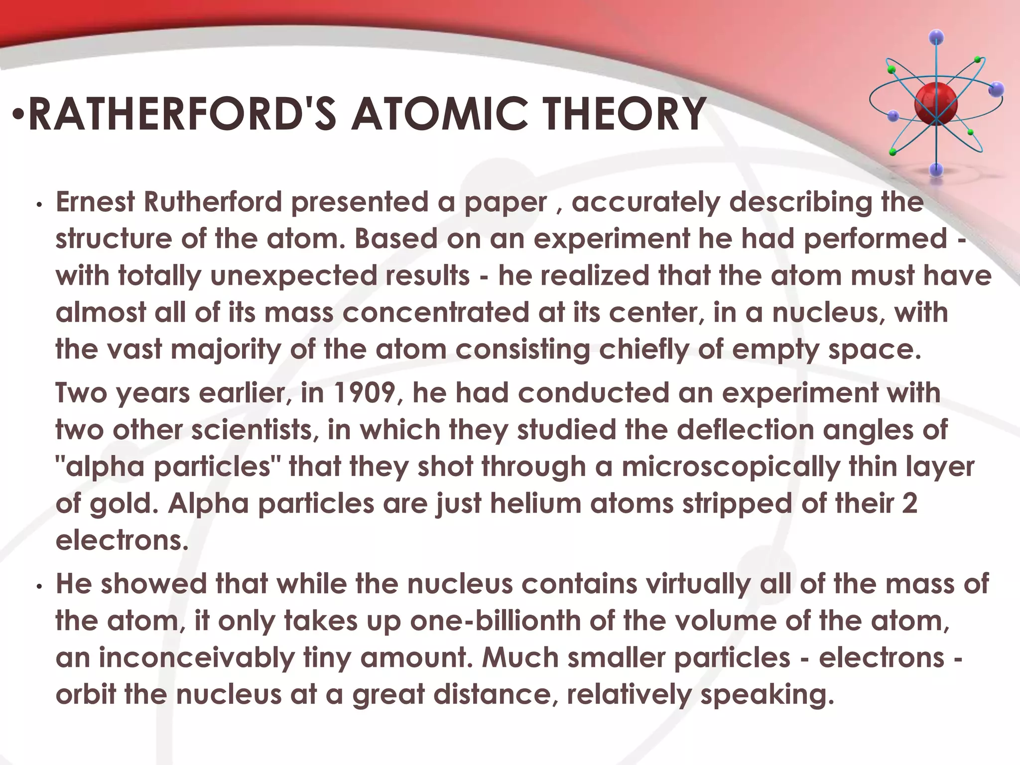 Atomic models | PPTX