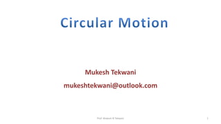 Circular motion | PPSX