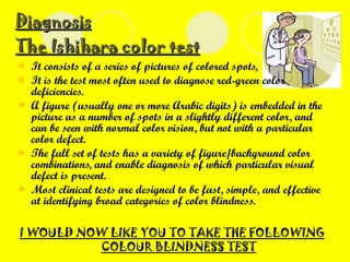 Colour Blindness Ishihara Charts | PPT
