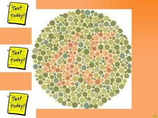 Colour Blindness Ishihara Charts | PPT