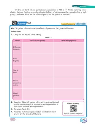 Text Book Physics form-4-chapter-3 gravitation | PDF