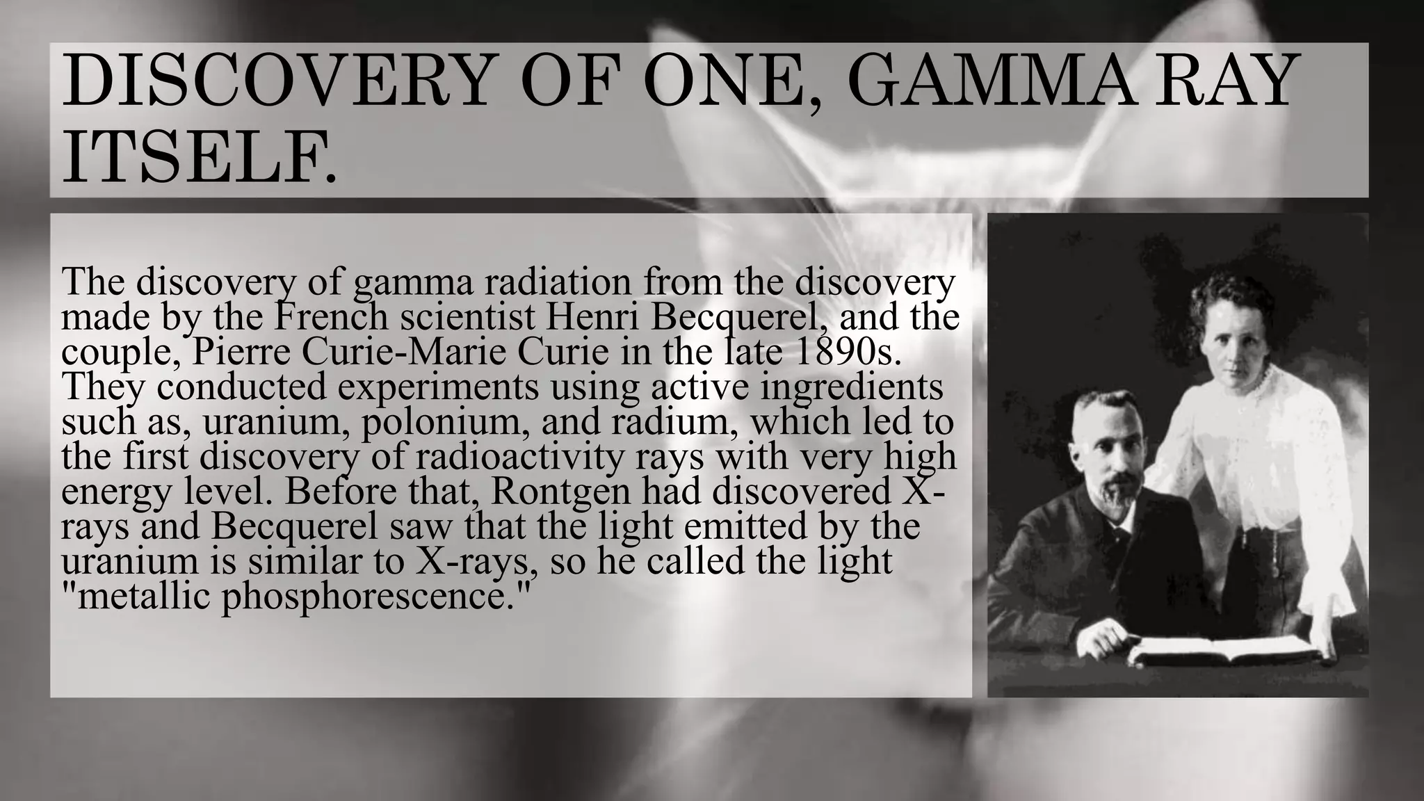 Physics Gamma Ray | PPTX