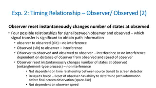 Quantum Mechanical Reset-Observer Reset, not Observation, results in QM ...