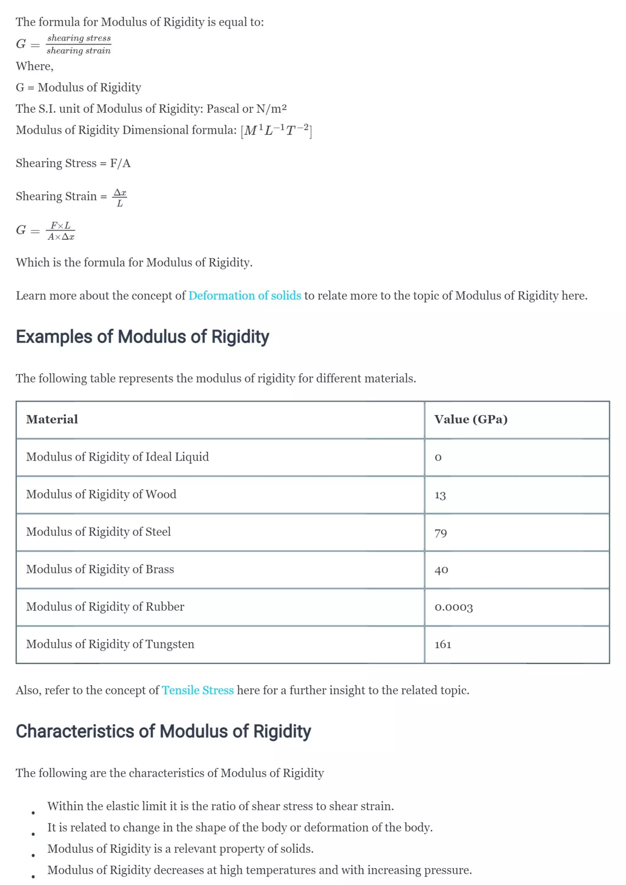 Modulus of Rigidity | PDF
