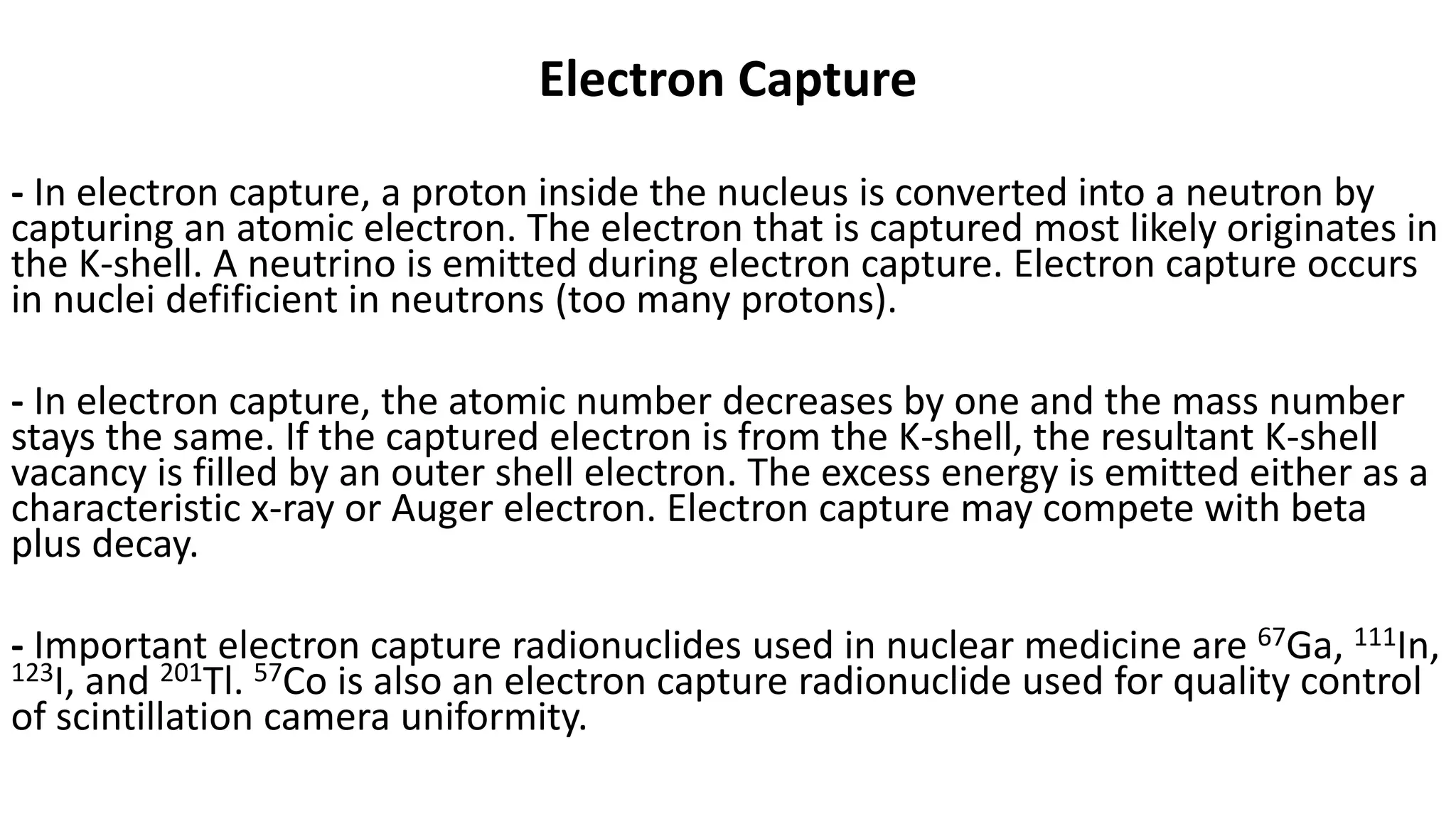 THE PHYSICS OFNUCLEAR MEDICINE RADIOLOGY.pptx | Chemistry | Science
