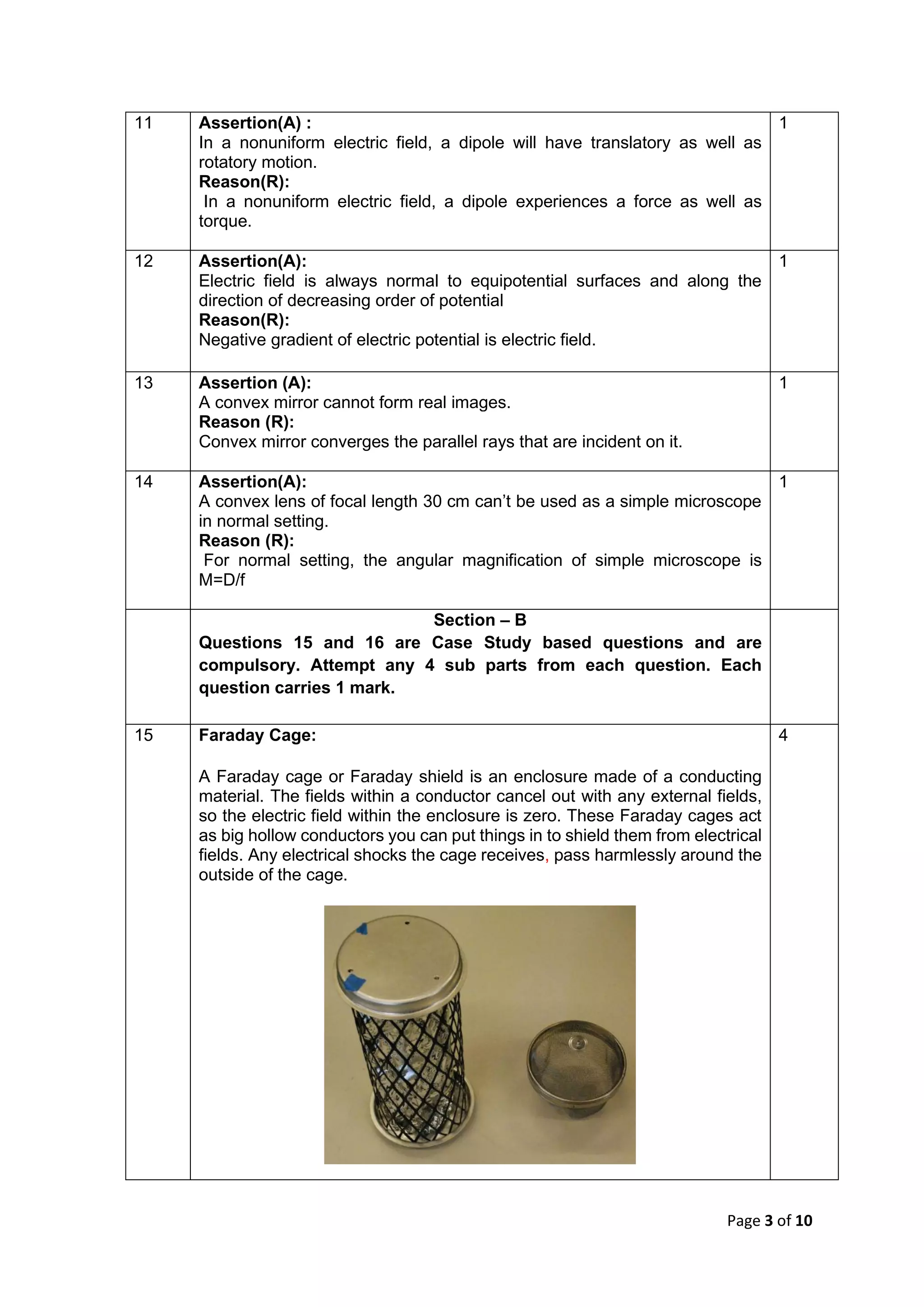 Physics sample question paper 2020 | PDF