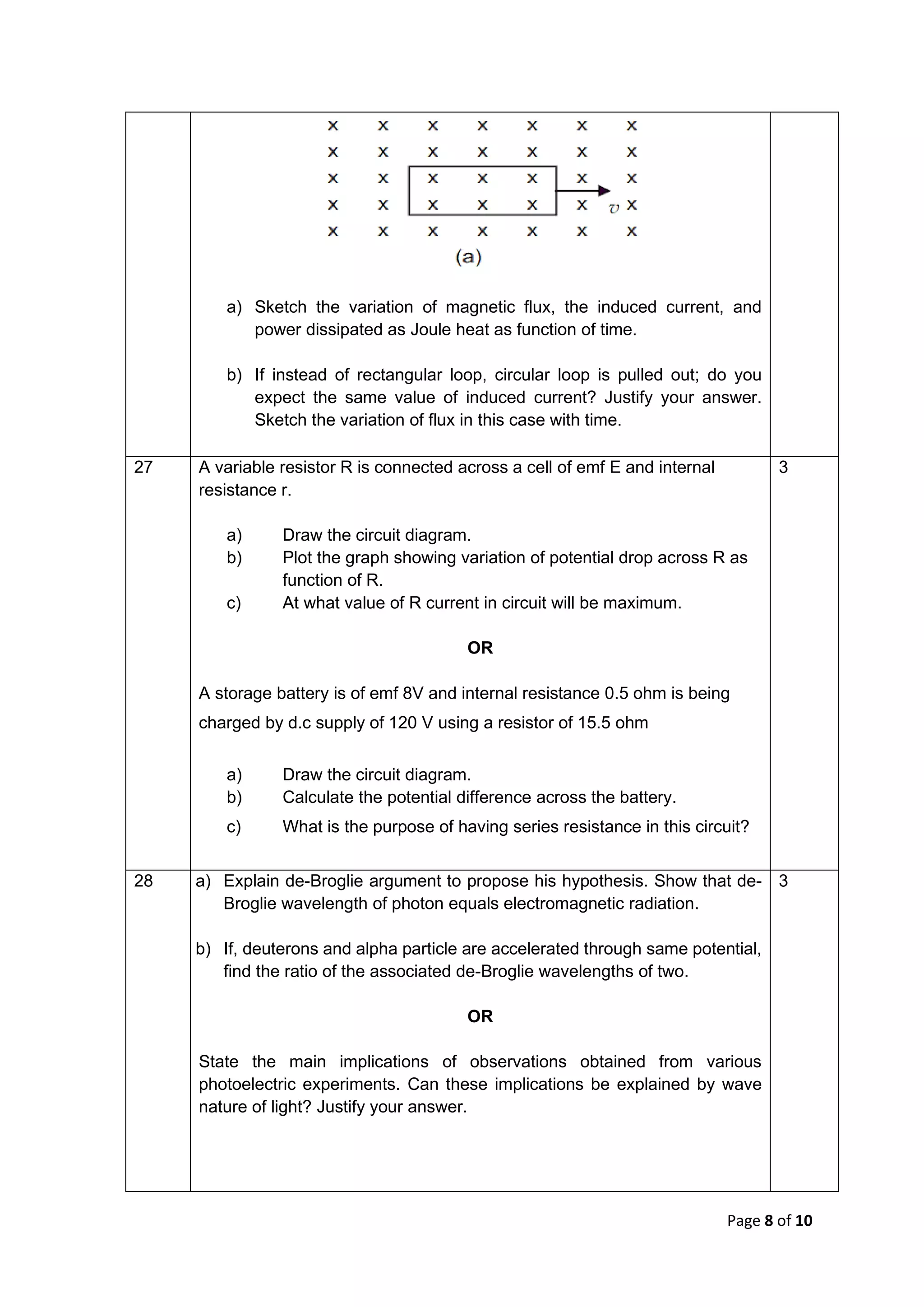 Physics sample question paper 2020 | PDF