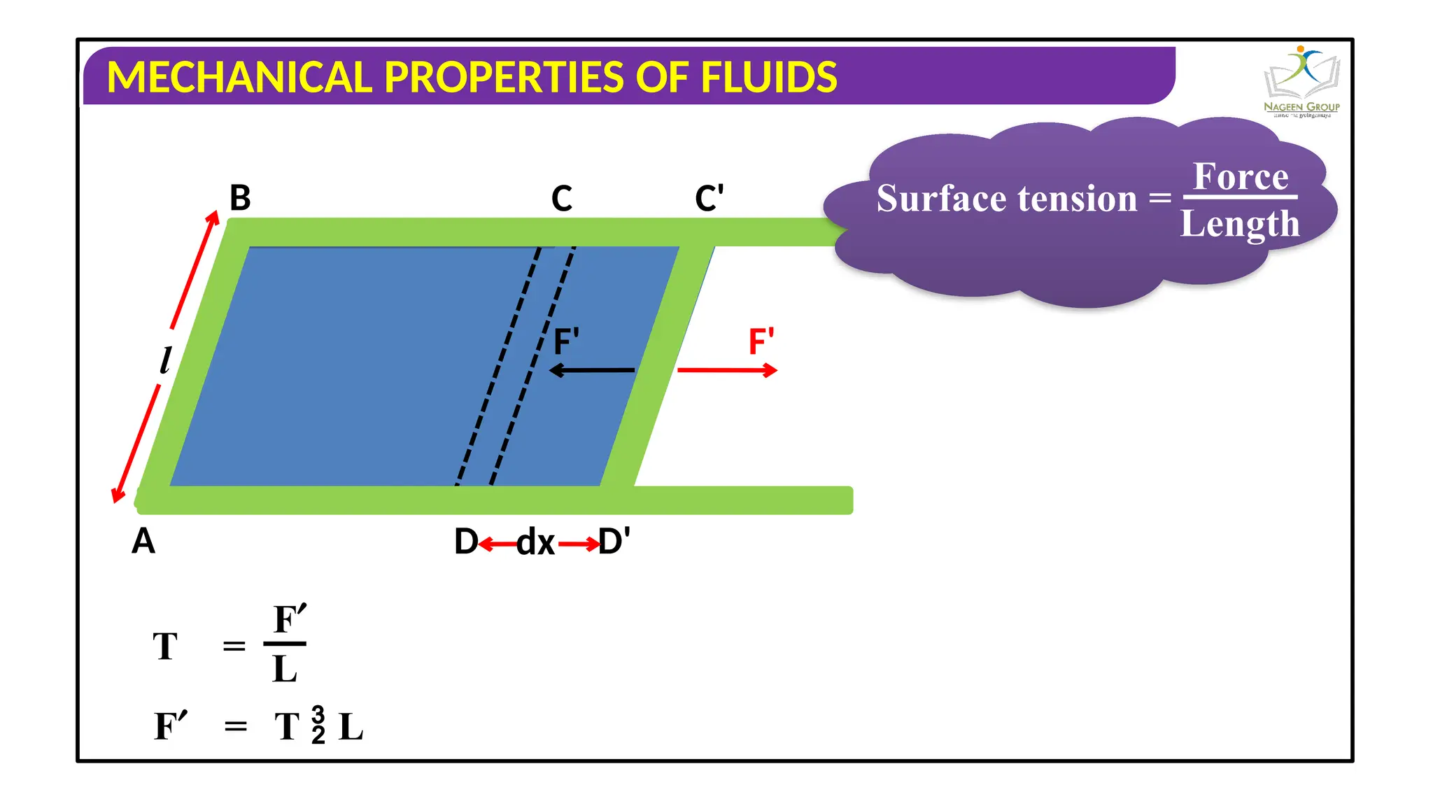 Physics - XI - Mechanical Properties of Fluids - Surface Tension.ppt