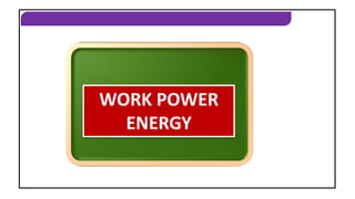 Physics - XI - Work Power Energy - Collisions.ppt