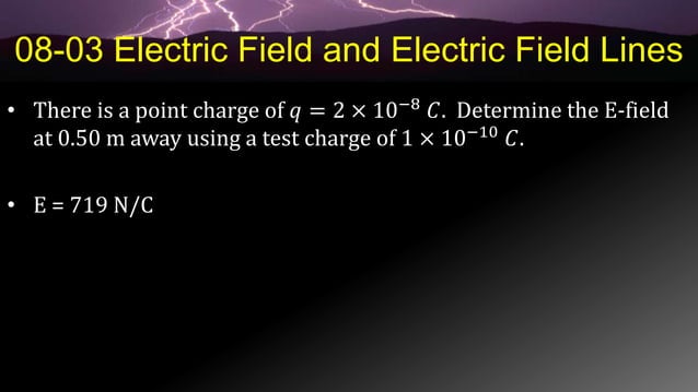 Physics 08-Electric Forces and Electric Fields (2019).pptx | Physics ...