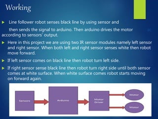 LINE FOLLOWER ROBOT | PPT