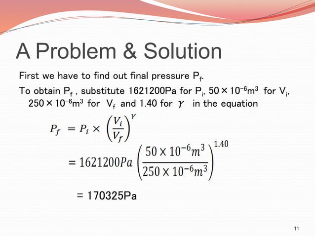 Work Done in an Adiabatic Process | PPTX | Chemistry | Science