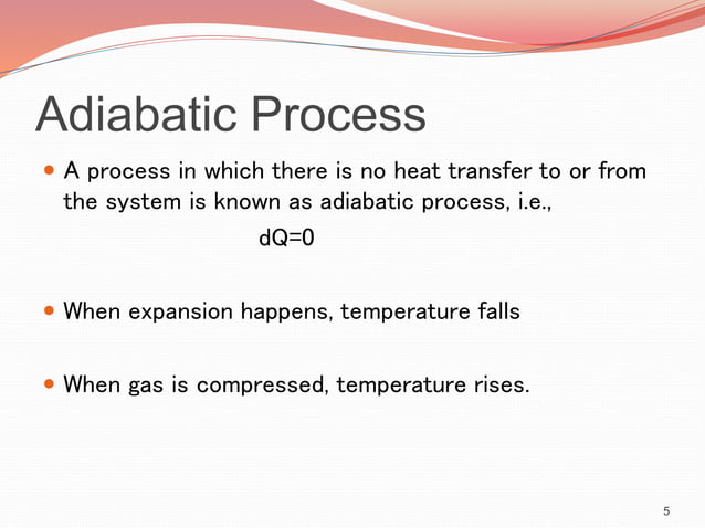 Work Done in an Adiabatic Process | PPTX | Chemistry | Science