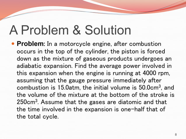 Work Done in an Adiabatic Process | PPTX | Chemistry | Science