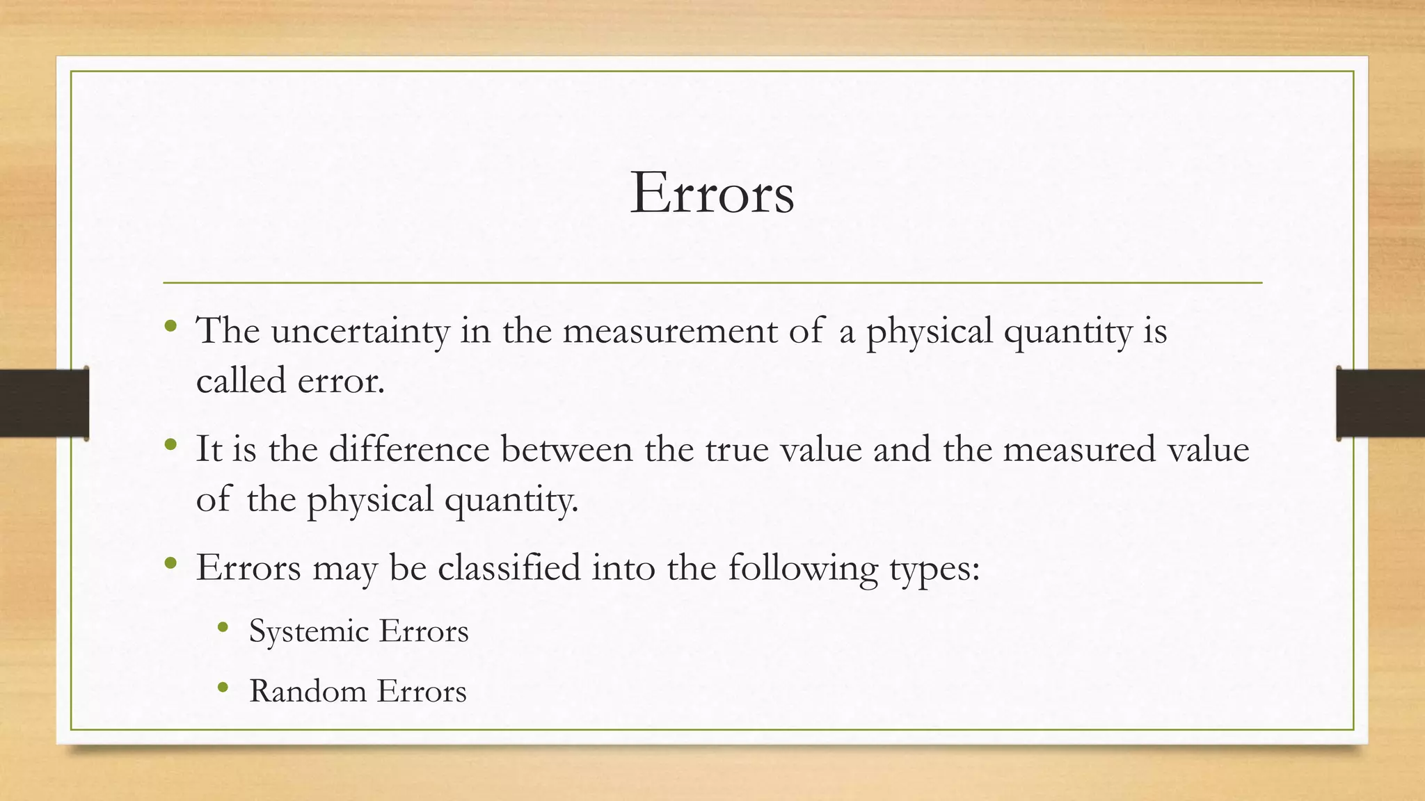 Quarter 1 Lesson 1 - Physical Quantities and Measurements | PPTX