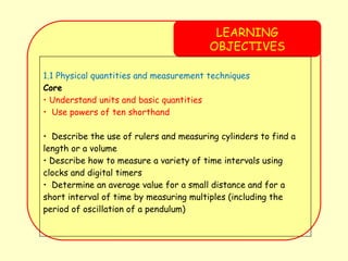 Physics 1 - Unit and Measurements.ppt y7 | PPTX